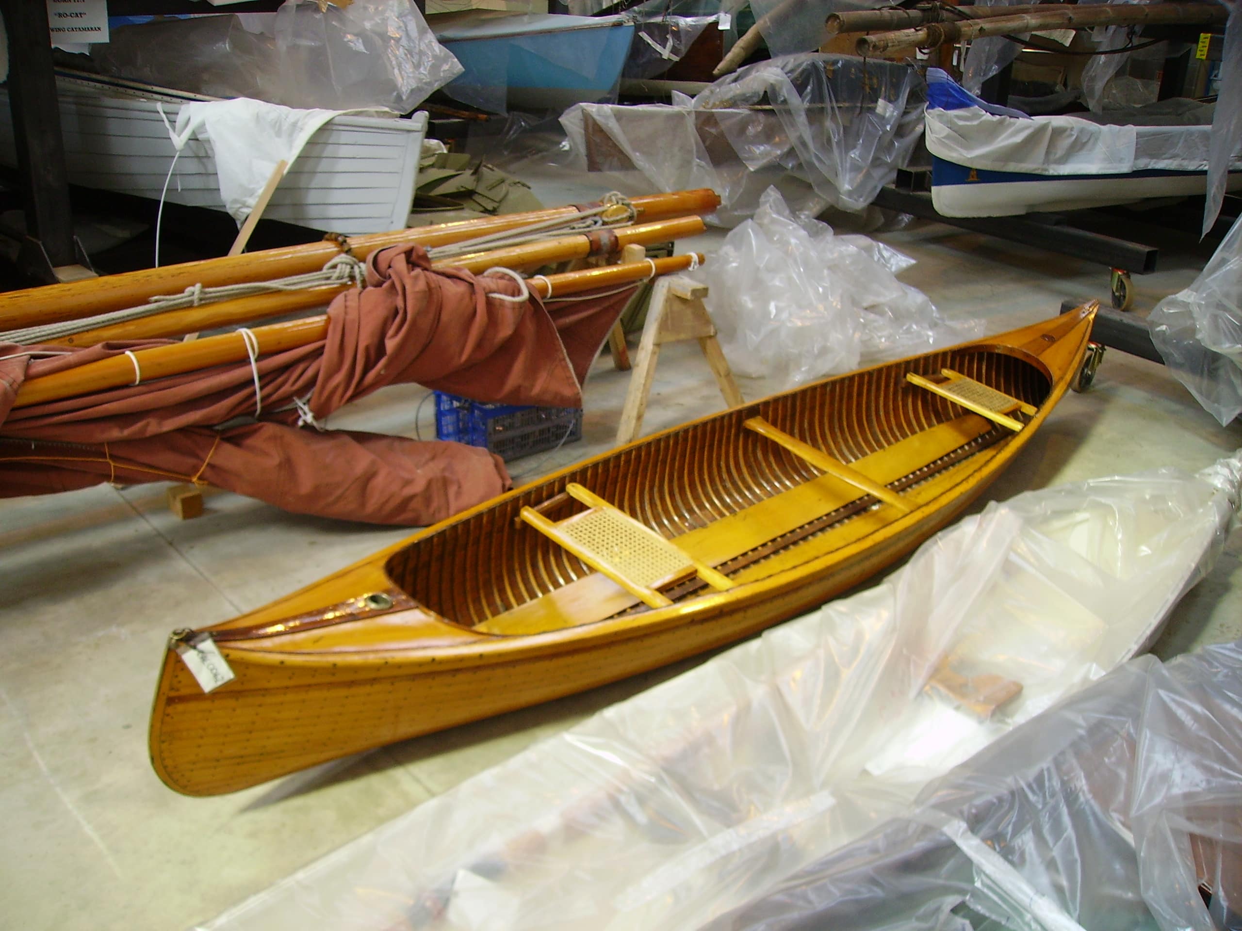 BAE0042 – Peterborough canoe | National Maritime Museum Cornwall
