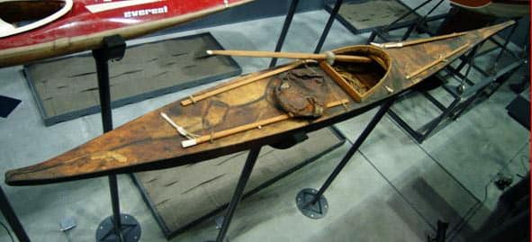 BAE0094 – Inuit sealskin kayak | National Maritime Museum Cornwall